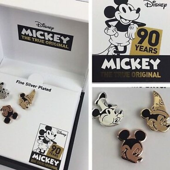 Disney | Jewelry | Disney Mickey Mouse Retro Silverroseyellow 9 Yrs ...
